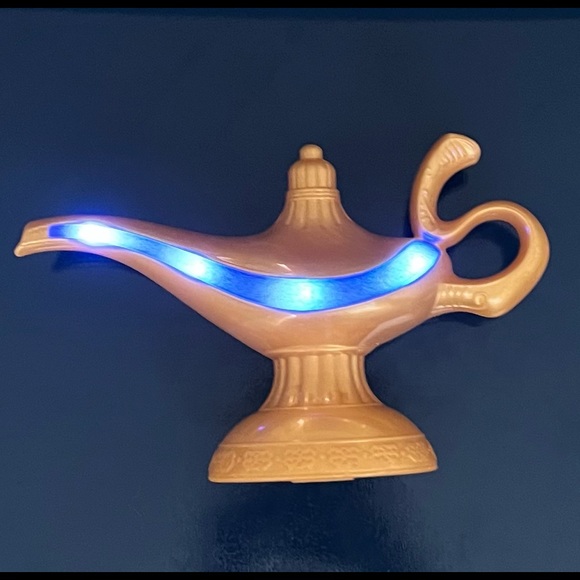 Toys | Disney Aladdin Will Smith Talking Moving Magic Genie Lamp Gold ...